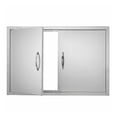 BBQ Access Door 35W x 24H Inch, Stainless Steel Double Outdoor Kitchen ...