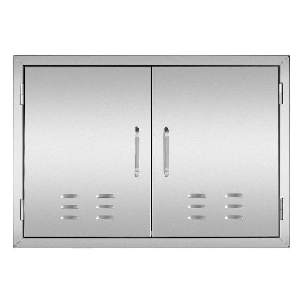 BBQ Access Door, 36Wx21H Inch Double Grill Access Door, BBQ Grill ...