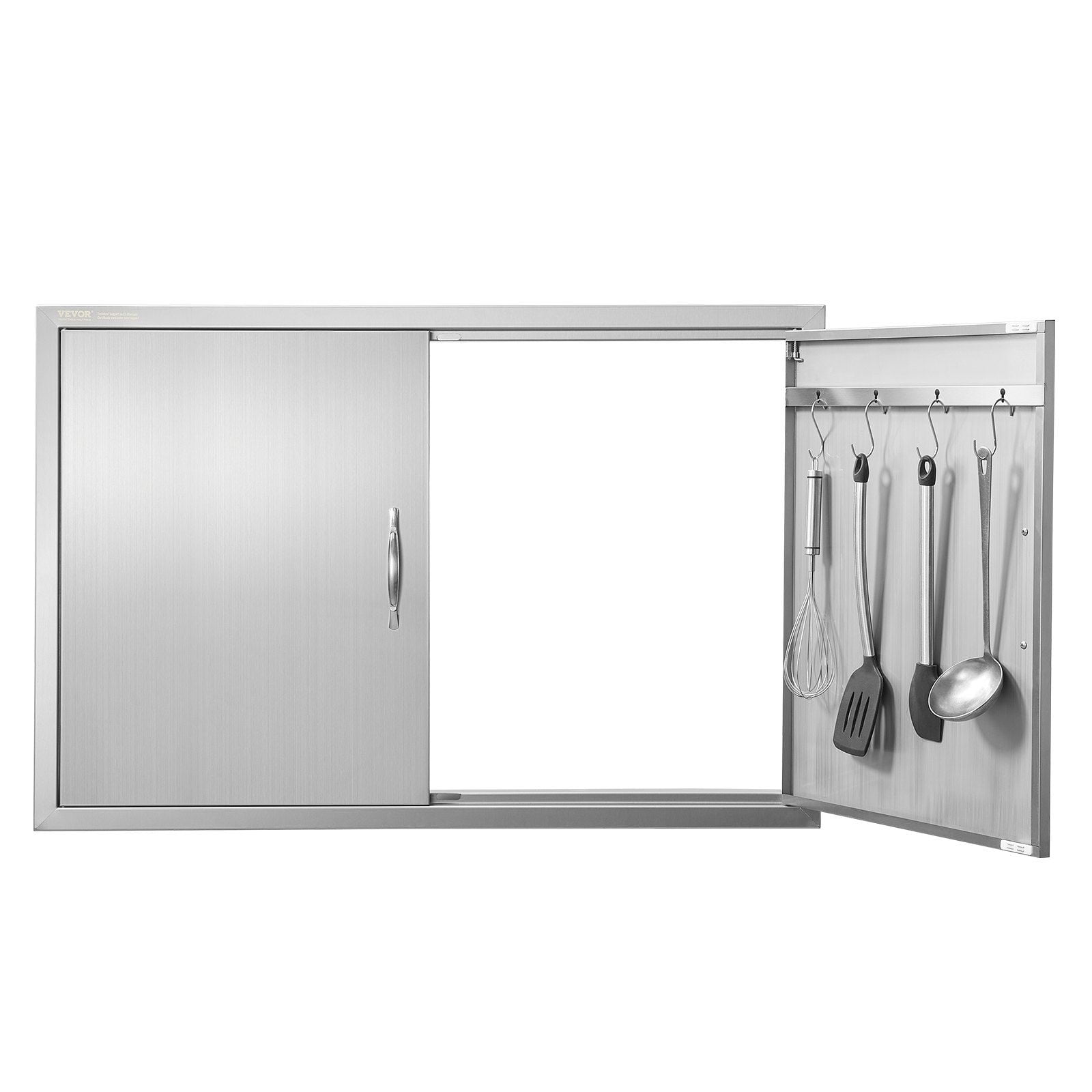 BBQ Access Door, 39W x 26H Inch Double Outdoor Kitchen Door, Stainless ...