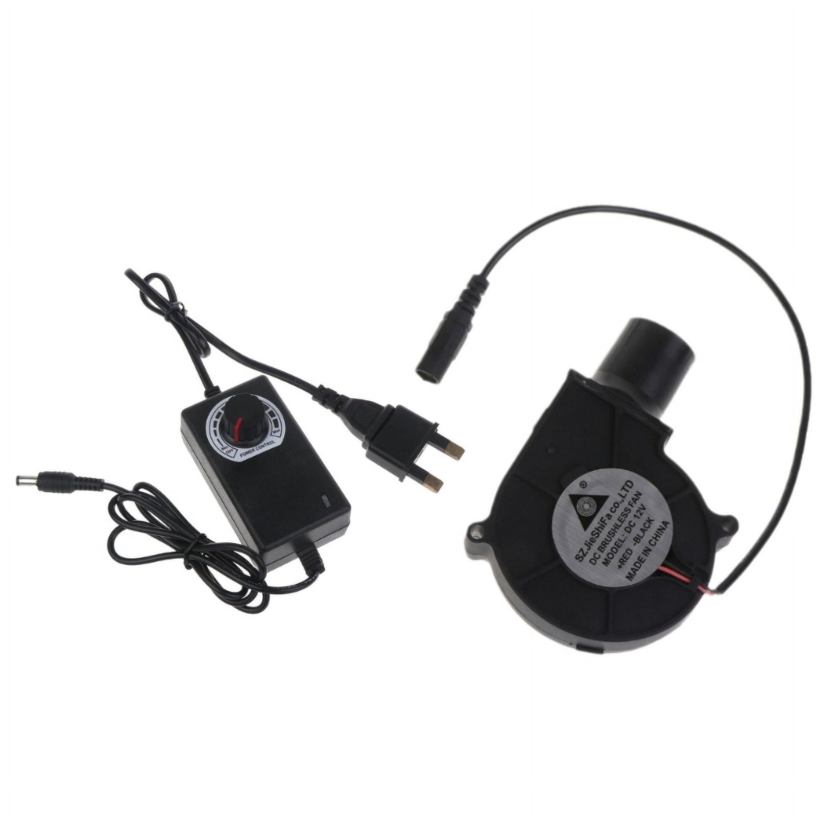 BBQ Air Blower Portable BBQ Fan Air Blower Handheld Barbecue Fan 12V UK ...