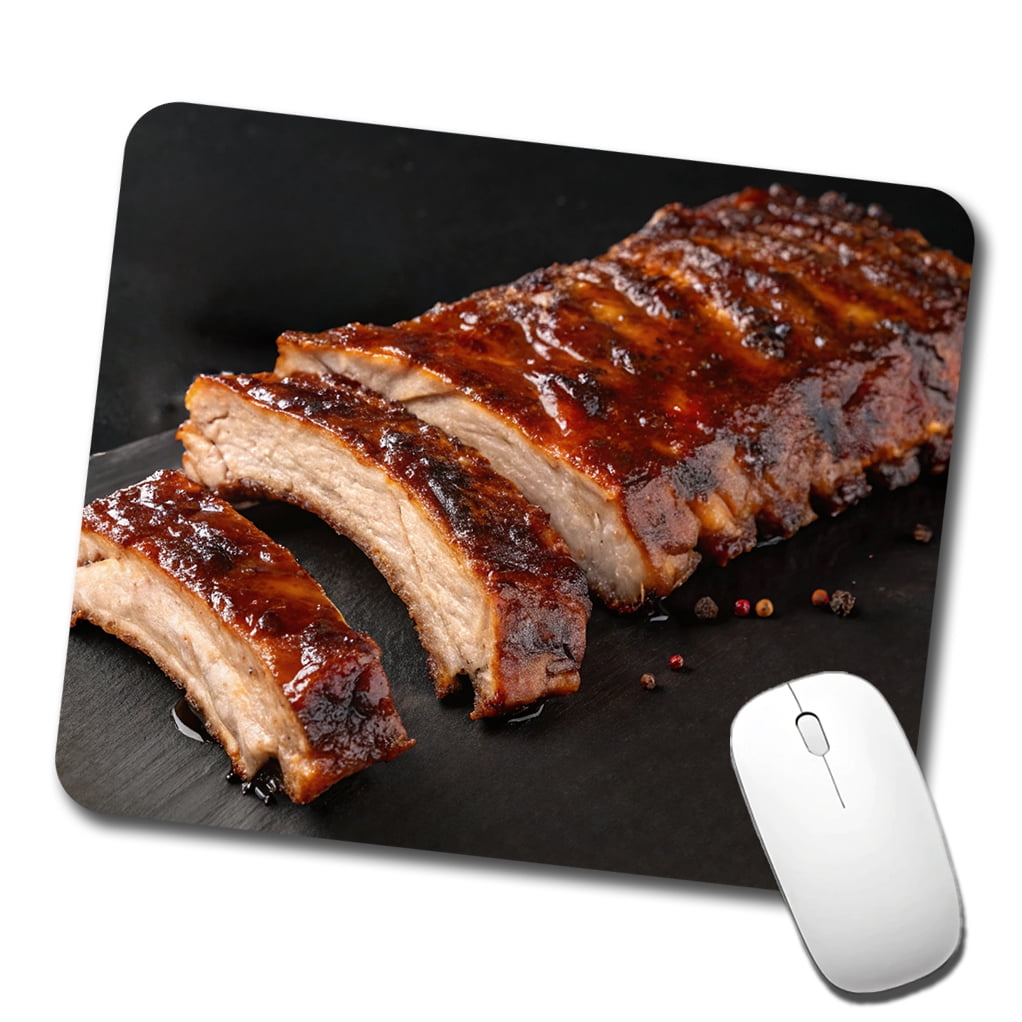 BBQ Baby Back Ribs Mouse Pad Low Profile Gaming Mat - Walmart.com