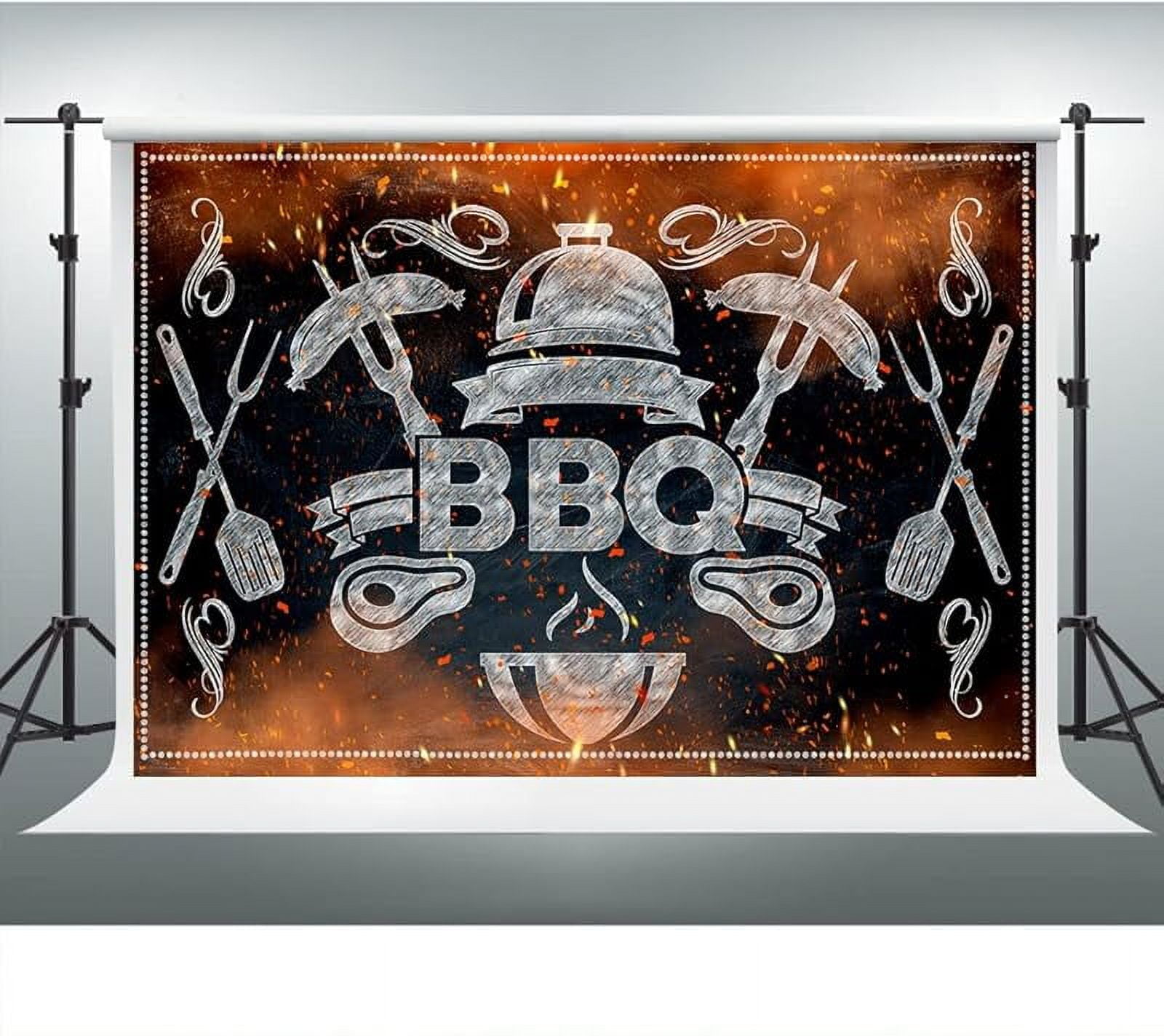 BBQ Barbecue Background Grill Cook Background for Baby Shower Summer ...