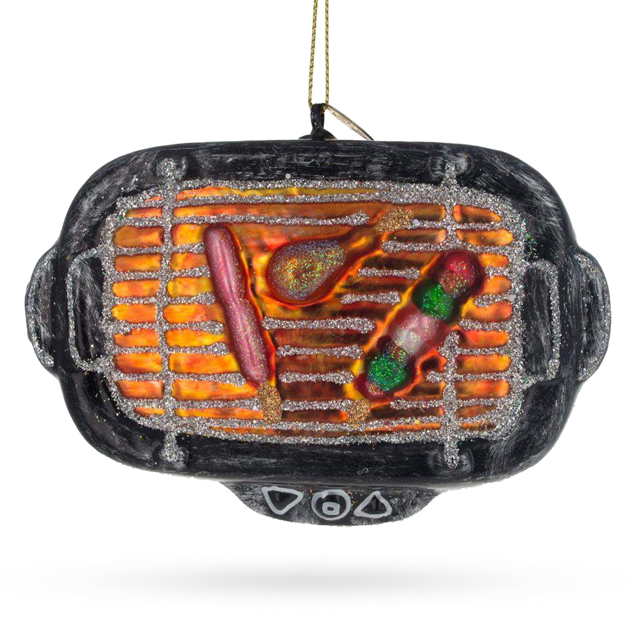 Barbecue Grill Glass Christmas Ornament - Walmart.com