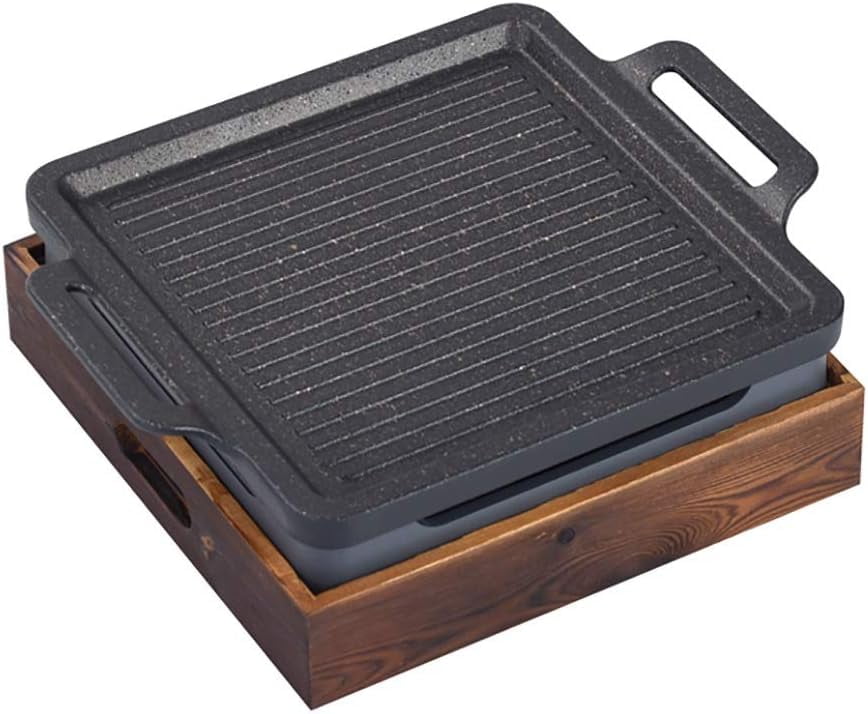 BBQ Barbeque Barbecue Grill,Korean Non-Stick Grill Pan Alcohol Grill ...