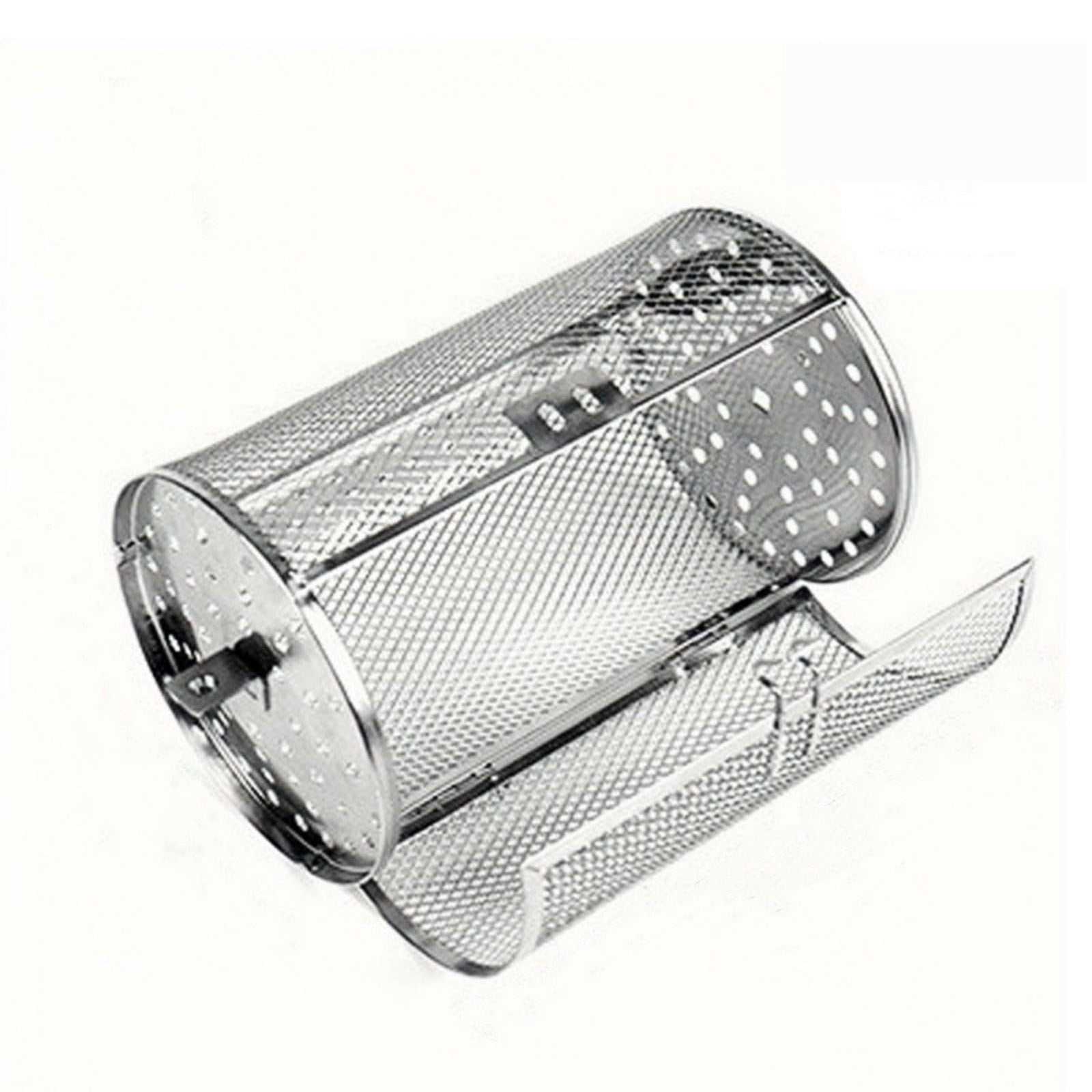 Bbq Baskets Stainless Steel Rotating Grill, Rolling Grill Basket ...