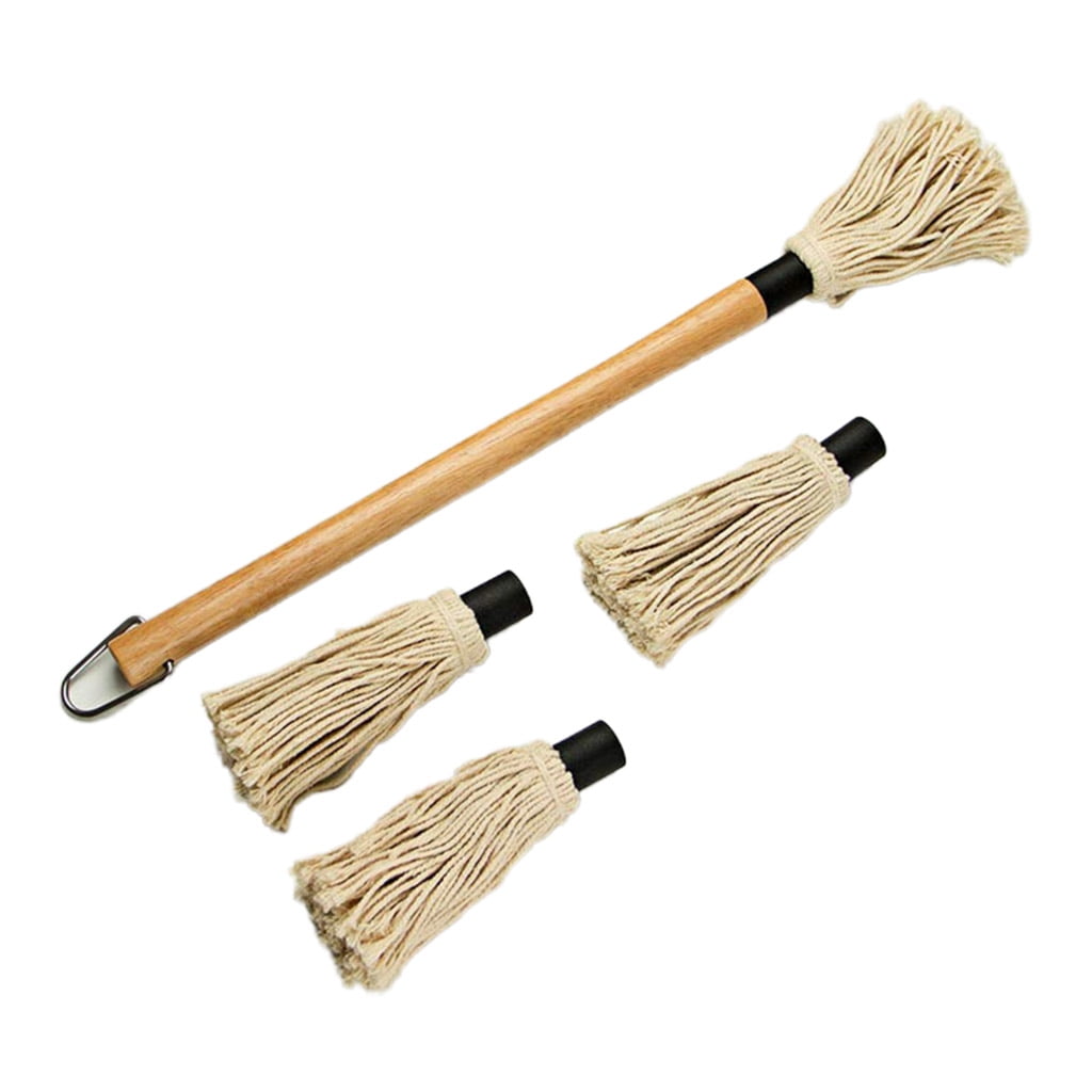 BBQ Basting Mop Professional Barbecue Brush with Removable Brush Head ...