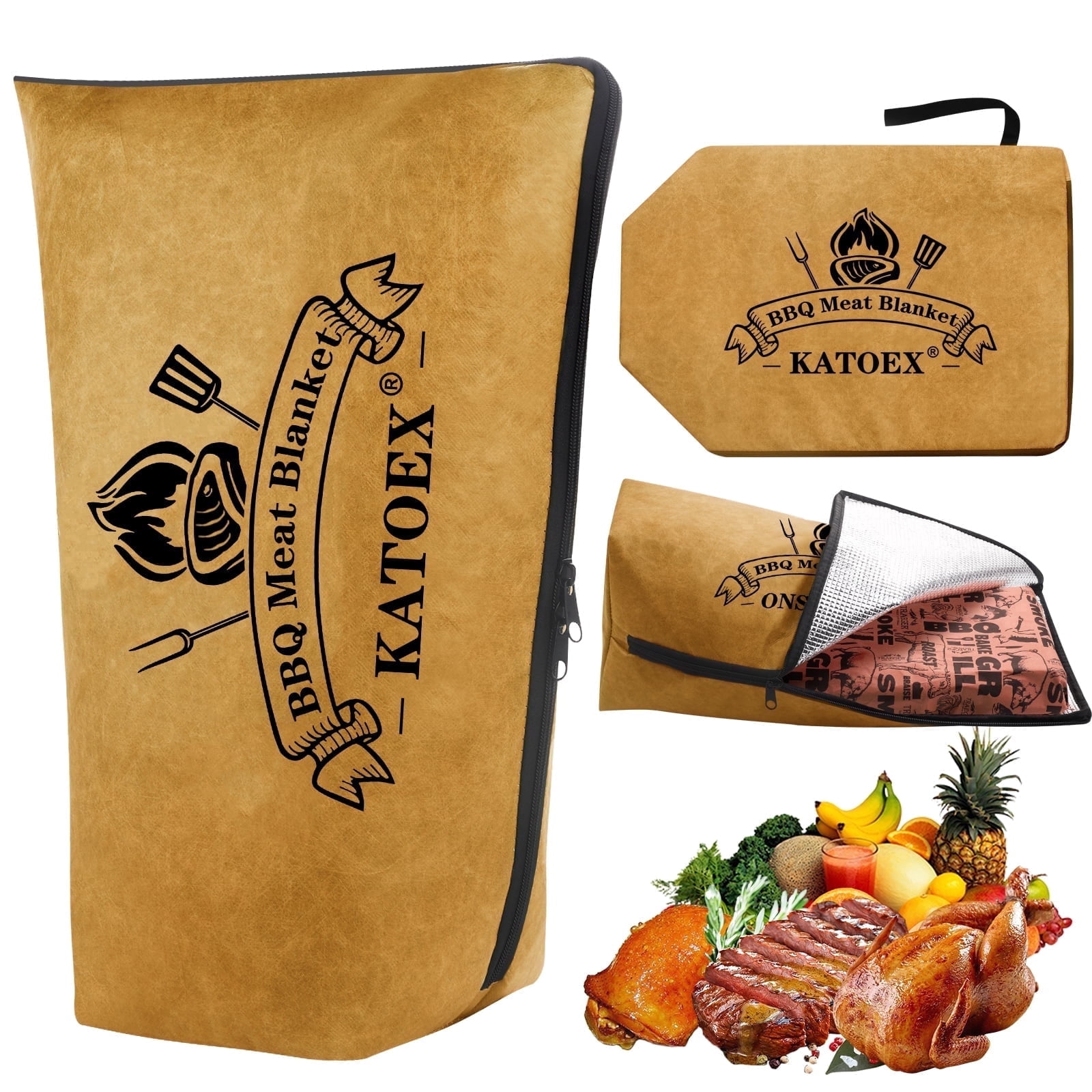 BBQ Blanket for Resting Meat, Reusable Reat Insulated Resting Bag ...