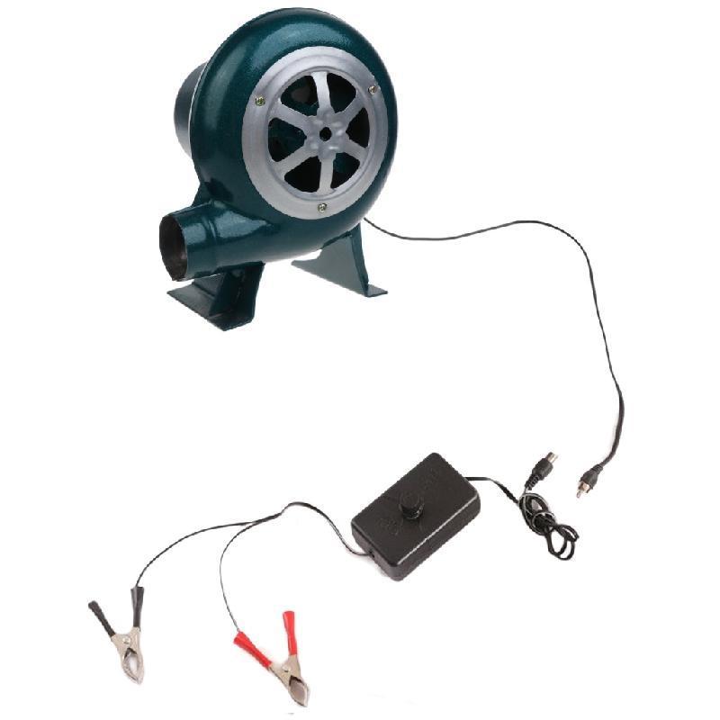 BBQ Blower Charcoal Chimney Starter BBQ Fan Adjstable Speed Electric ...