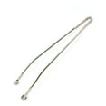 BBQ Butler Frank Flipper Stainless Steel Hot Dog Tongs with Long Metal ...