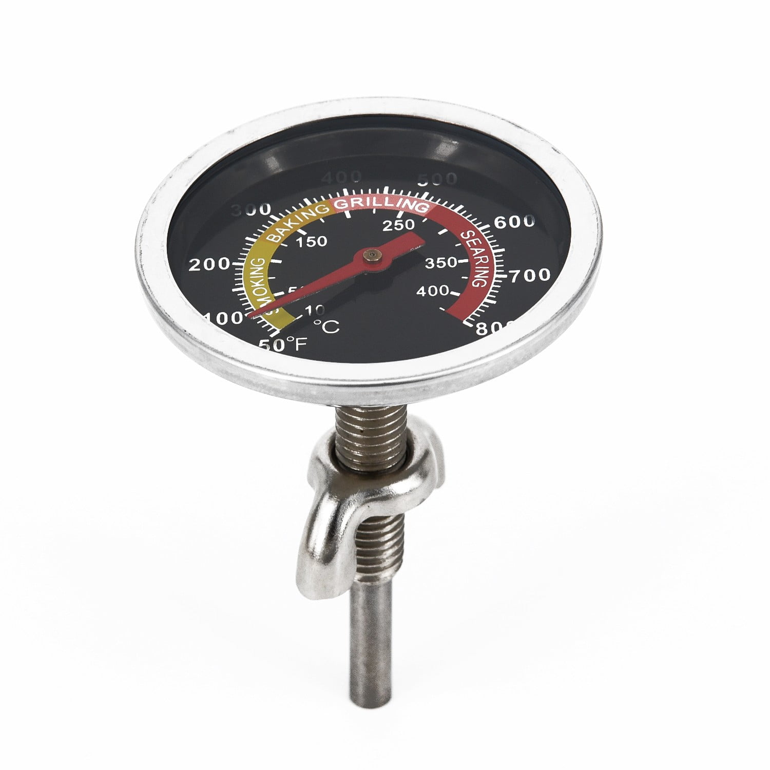 BBQ Charcoal Grill Temperature Gauge Pit Barbecue Thermometer ...