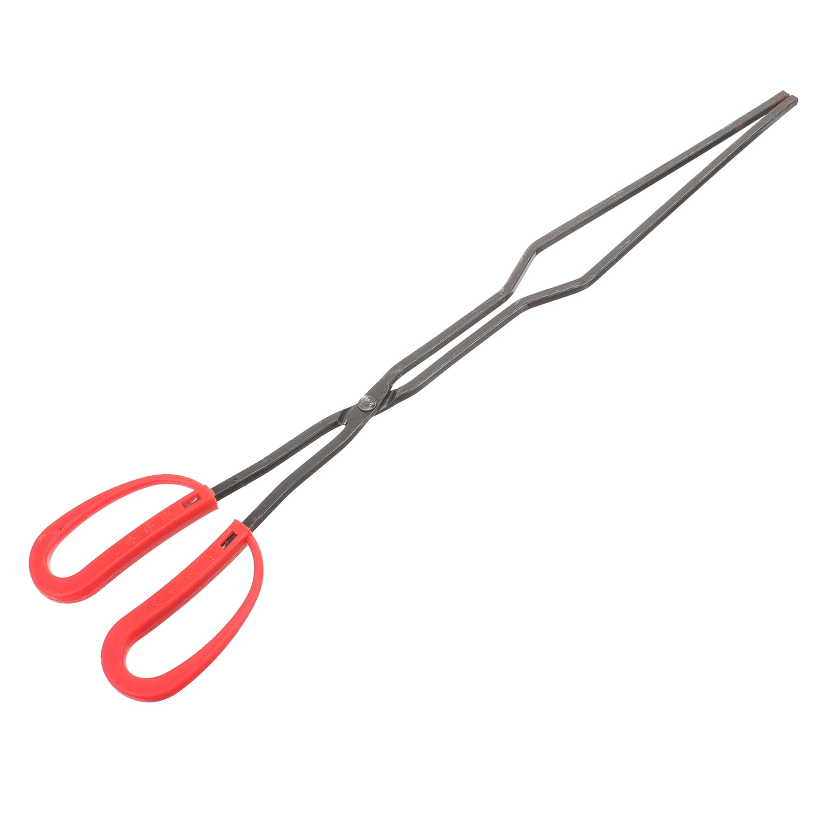 BBQ Charcoal Tongs Lengthened Fire for Pit Firewood Grabber Outdoor ...