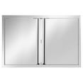 BBQ Double Access Doors Stainless Steel;36 BBQ Double Access Doors Stainless Steel;36