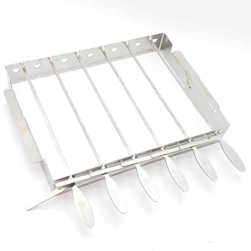 BBQ Dragon Domino Style Kabob Skewer and Rack Set for Grills - Walmart.com