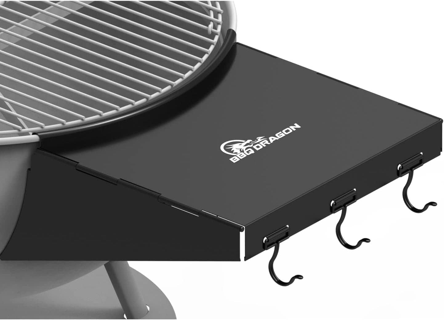 BBQ Dragon Weber Grill Side Table – Foldable Grill Shelf with Hooks for ...