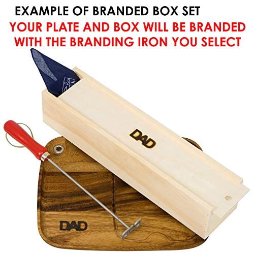 BBQ Fans Arrowhead Steak Branding Iron w/Pine Gift Box - Walmart.com