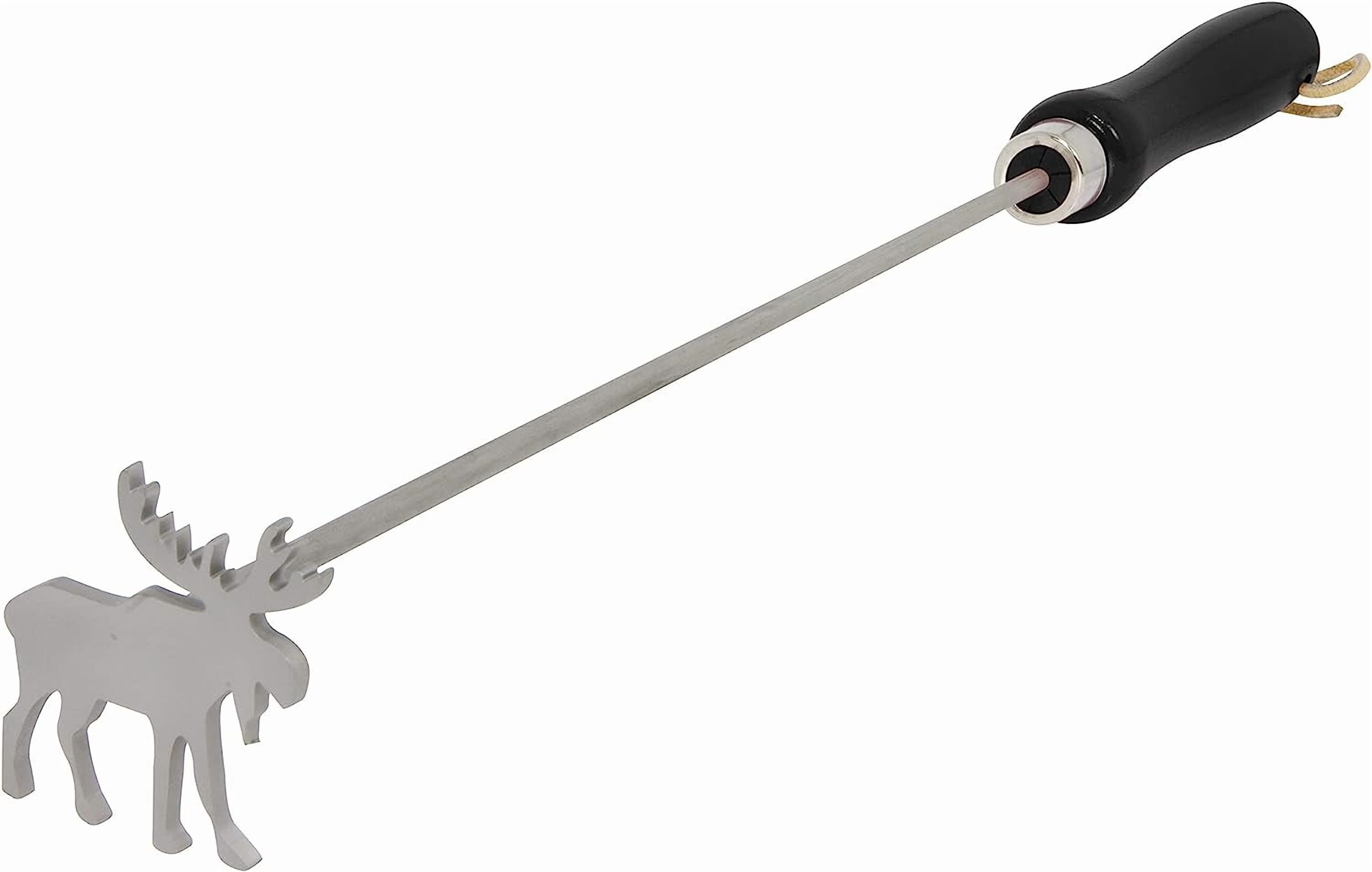 BBQ Fans Moose Branding Iron for Steak, Buns, Wood & Leather | Includes ...