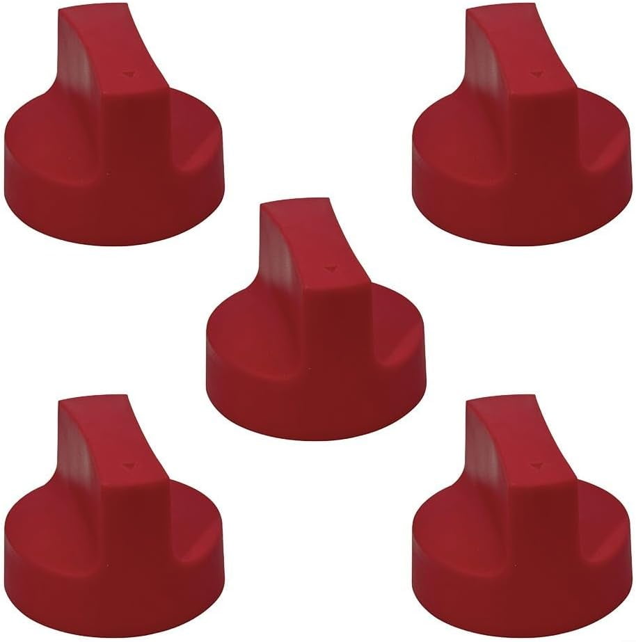 BBQ Gas Stove Control Knobs 50mm Replacement 5 Pack Red - Walmart.com