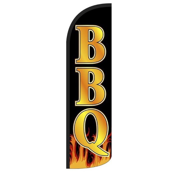 BBQ Glass Windless Flag Without Pole | Advertisement /Business Flags ...