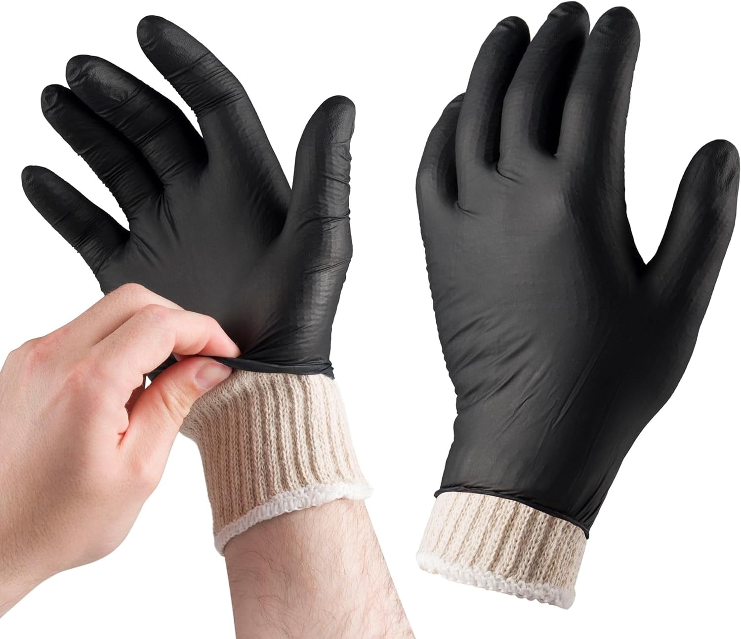Tackleit Gloves Set Disposable Cooking Gloves for BBQ with 2 Cotton ...