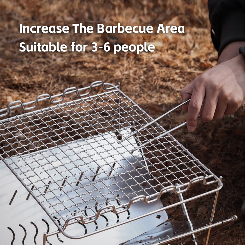 BBQ Grill,3-6 Person Huiop Portable Bbq Stainless Steel Stove Picnic ...