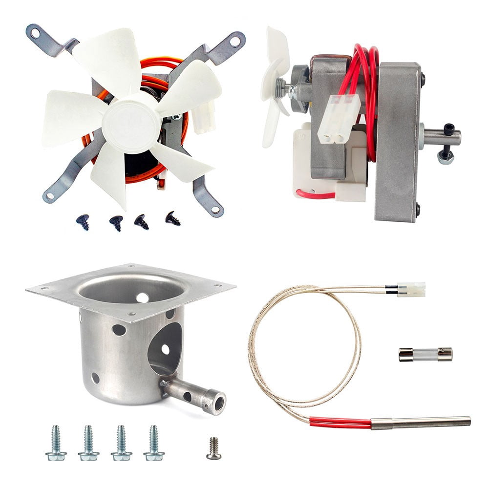 BBQ Grill Accessories Set - Auger Motor, Induction Fan, Fire Pot ...