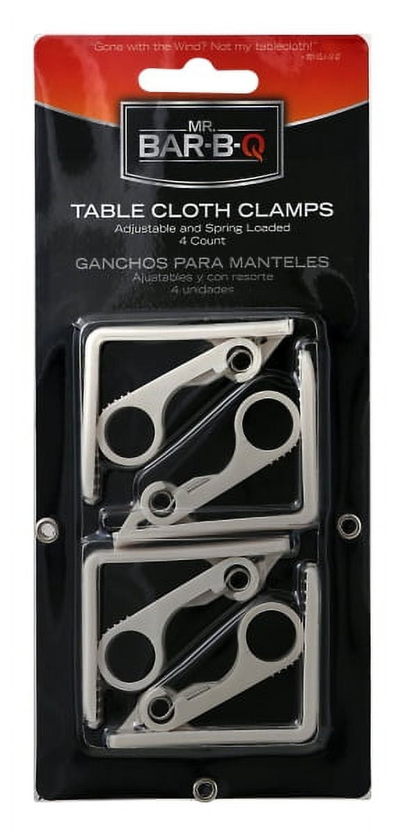 Spring Loaded Adjustable Plastic Tablecloth Clip - Walmart.com