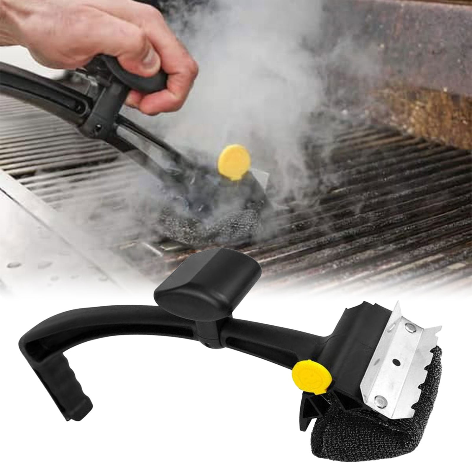 BBQ Grill Brush,BBQ Daddy Steam Cleaning Grill Scrubber Value Pack ...