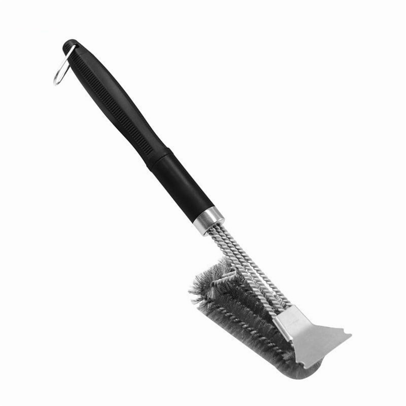 BBQ Grill Brush with Scraper 18" Long Handle - Extra Strong Stainless ...