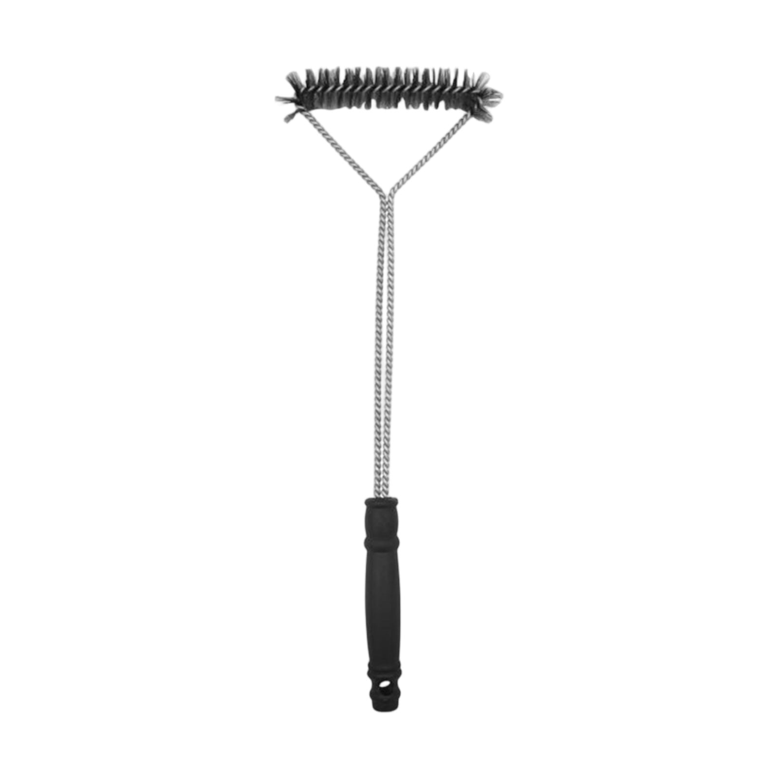 BBQ Grill Brush Stainless Steel 18" Barbecue Cleaning Brush w/Wire Bristles & Soft Comfortable ...