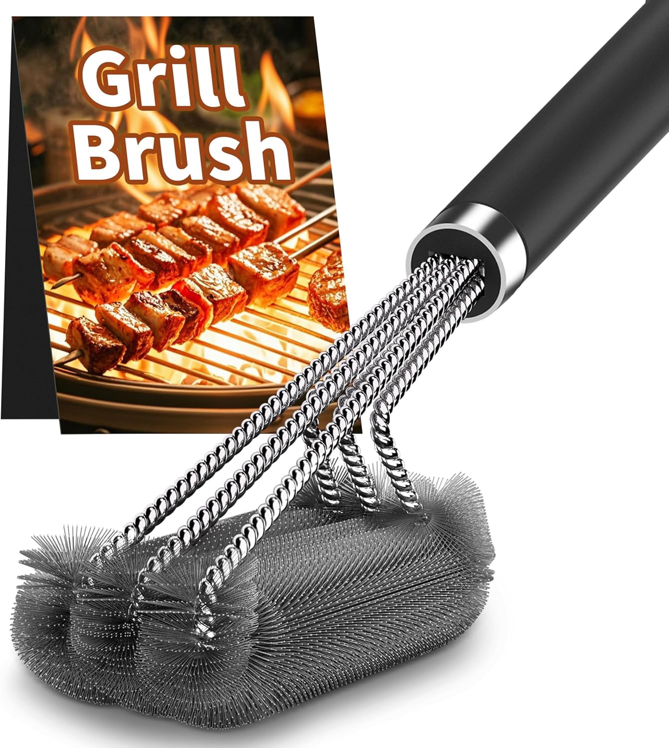 BBQ Grill Cleaning Brush, Heavy Duty Grill Cleaning Brush for Outdoor ...