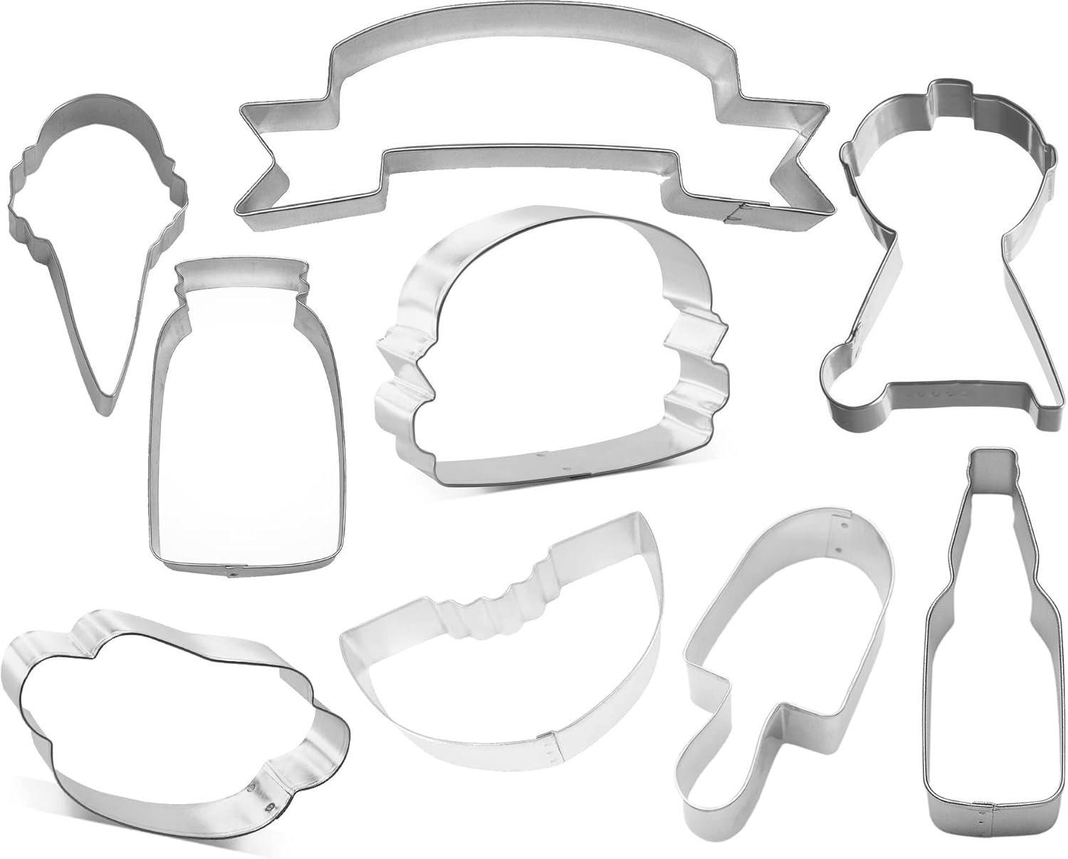 BBQ Grill Cookout Party Cookie Cutter 9 Piece Set from The Cookie ...