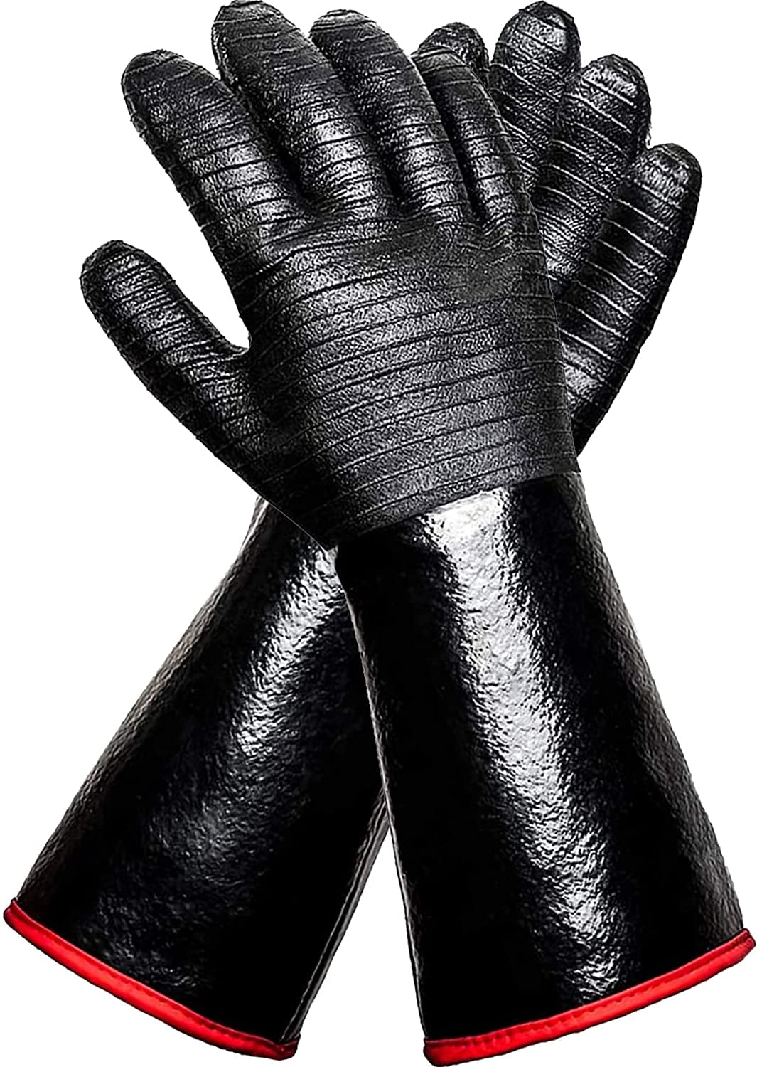 BBQ Grill Gloves 932°F Heat Resistance Barbecue Grilling Gloves Smoker ...