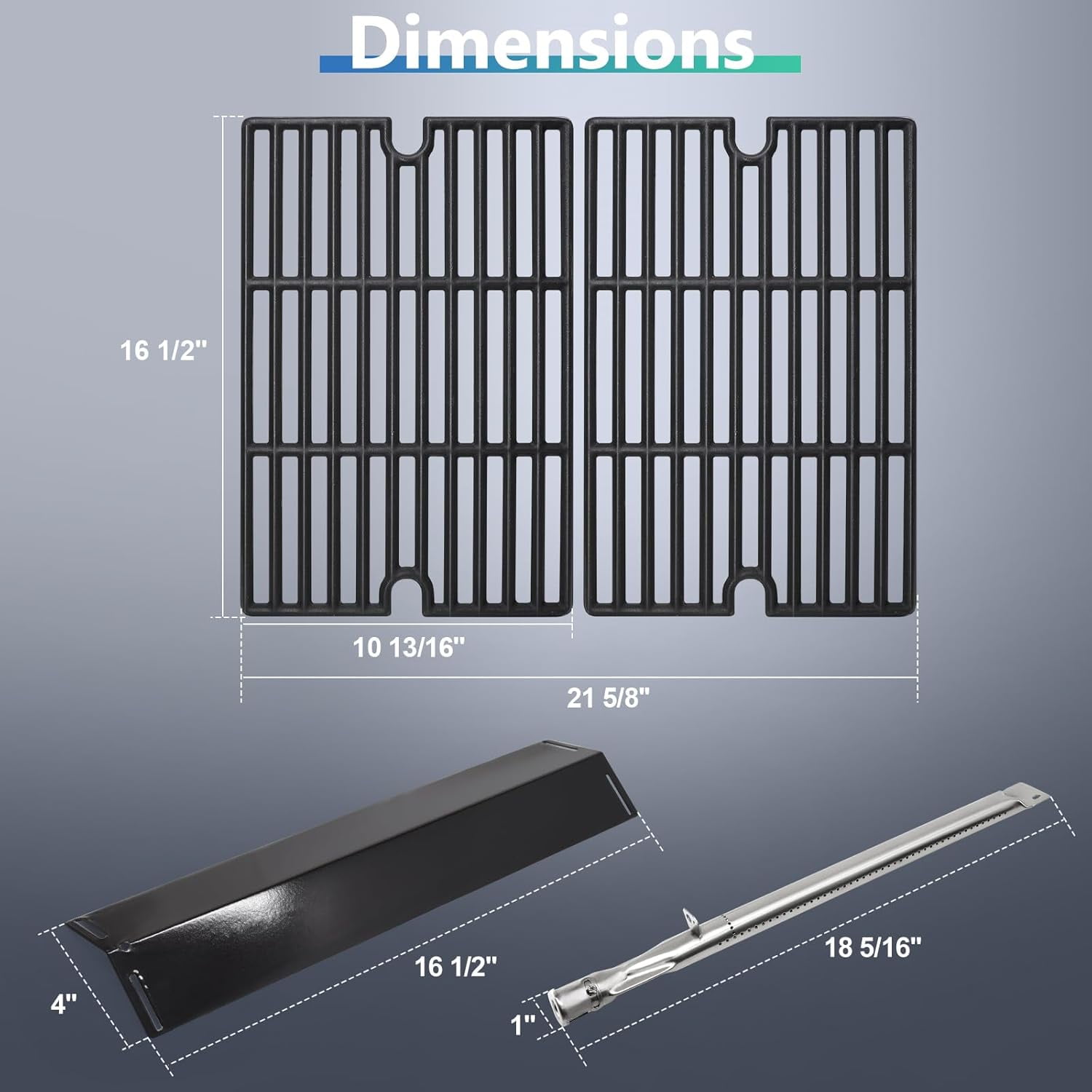 BBQ Grill Grates Parts for Smoke Hollow PS9900, SH9916, 6500, 6800 ...