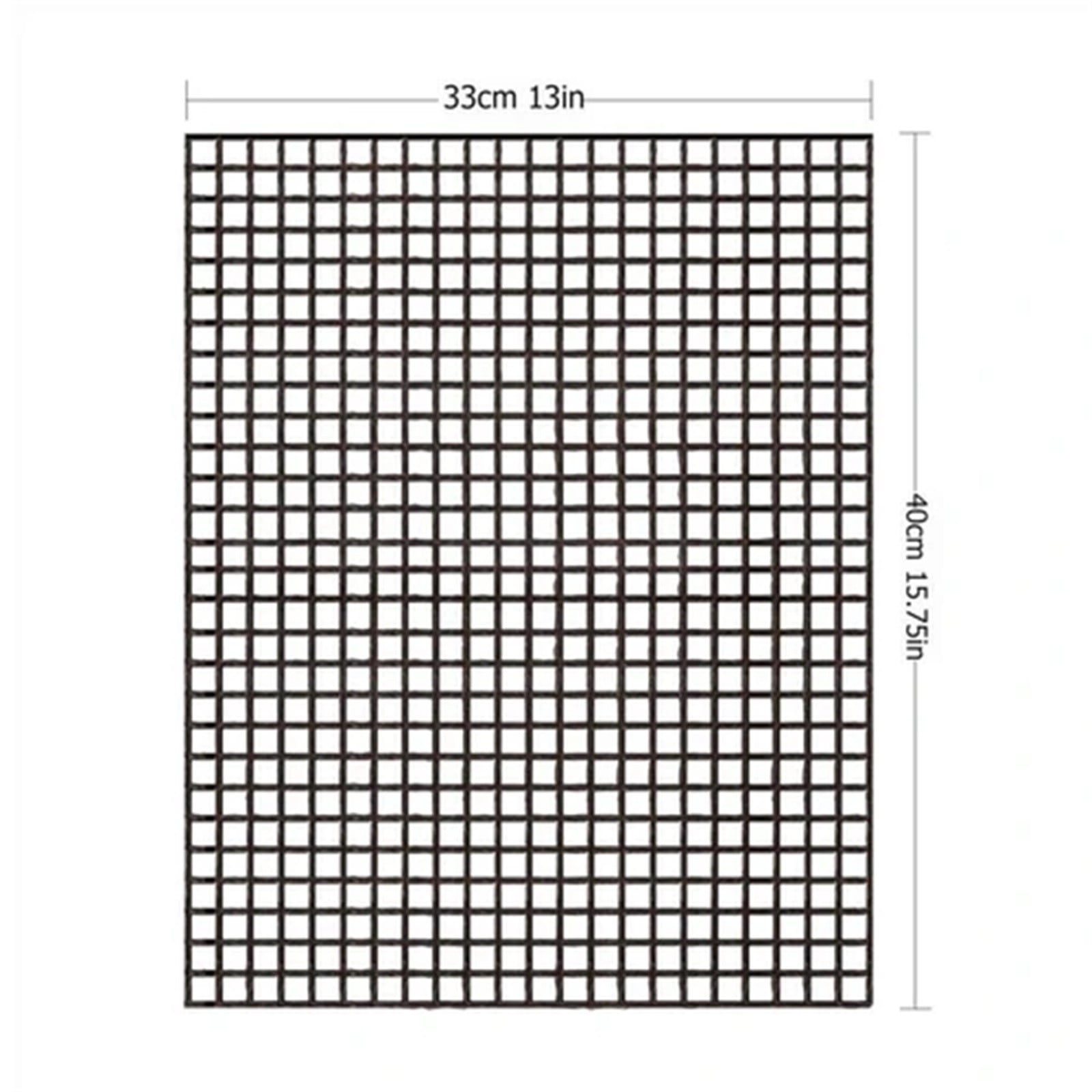 Clearance BBQ Grill Net Rectangle Wire Mesh Non-stick Meat Oven Grill ...