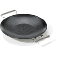 BBQ Grill Pan Dia 12.8-inch Round Griddle 3-Ply Composite Steel ...