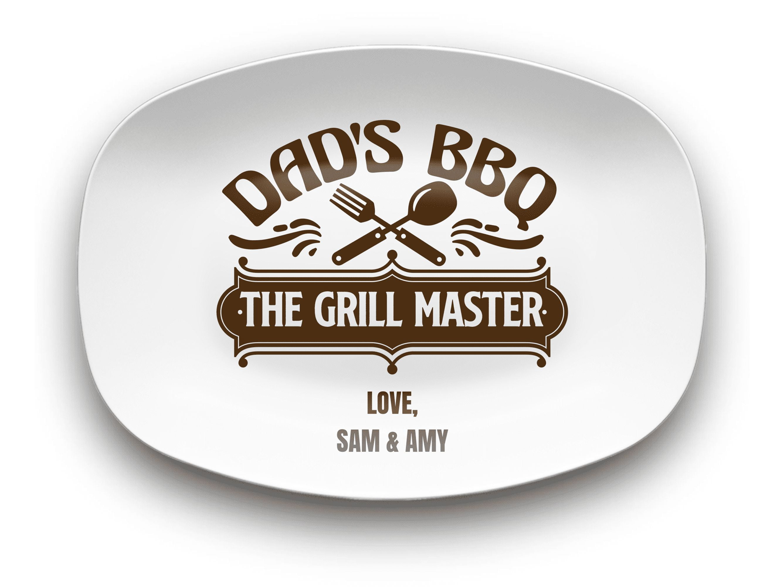 BBQ Grill Platter - Gift for Dad - Personalized Platter - Father's Day ...