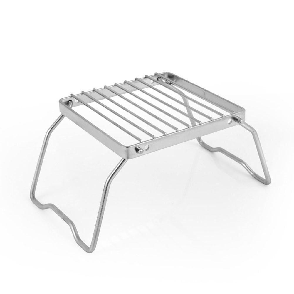 BBQ Grill Stainless Steel Portable Folding Barbecue Grill Mini Gas ...