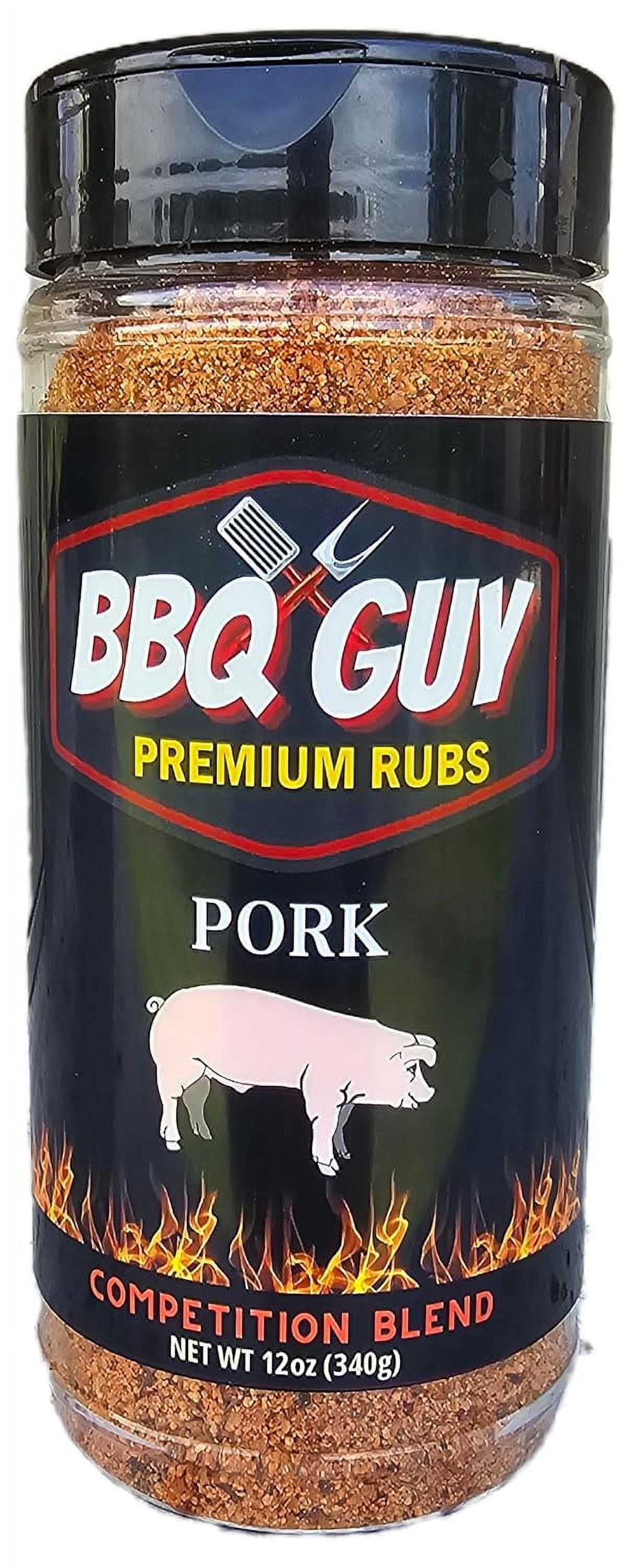 BBQ Guy Premium Rubs Competition Blend Seasoning, Low Sodium, Gluten ...