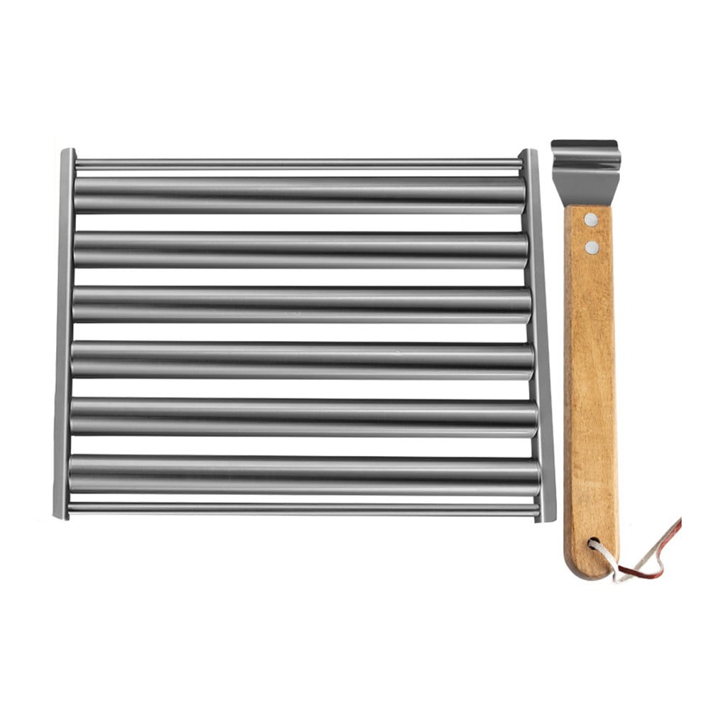 Bbq Hot Dog Roller With Removable Stainless Steel Sausage Rack Even ...