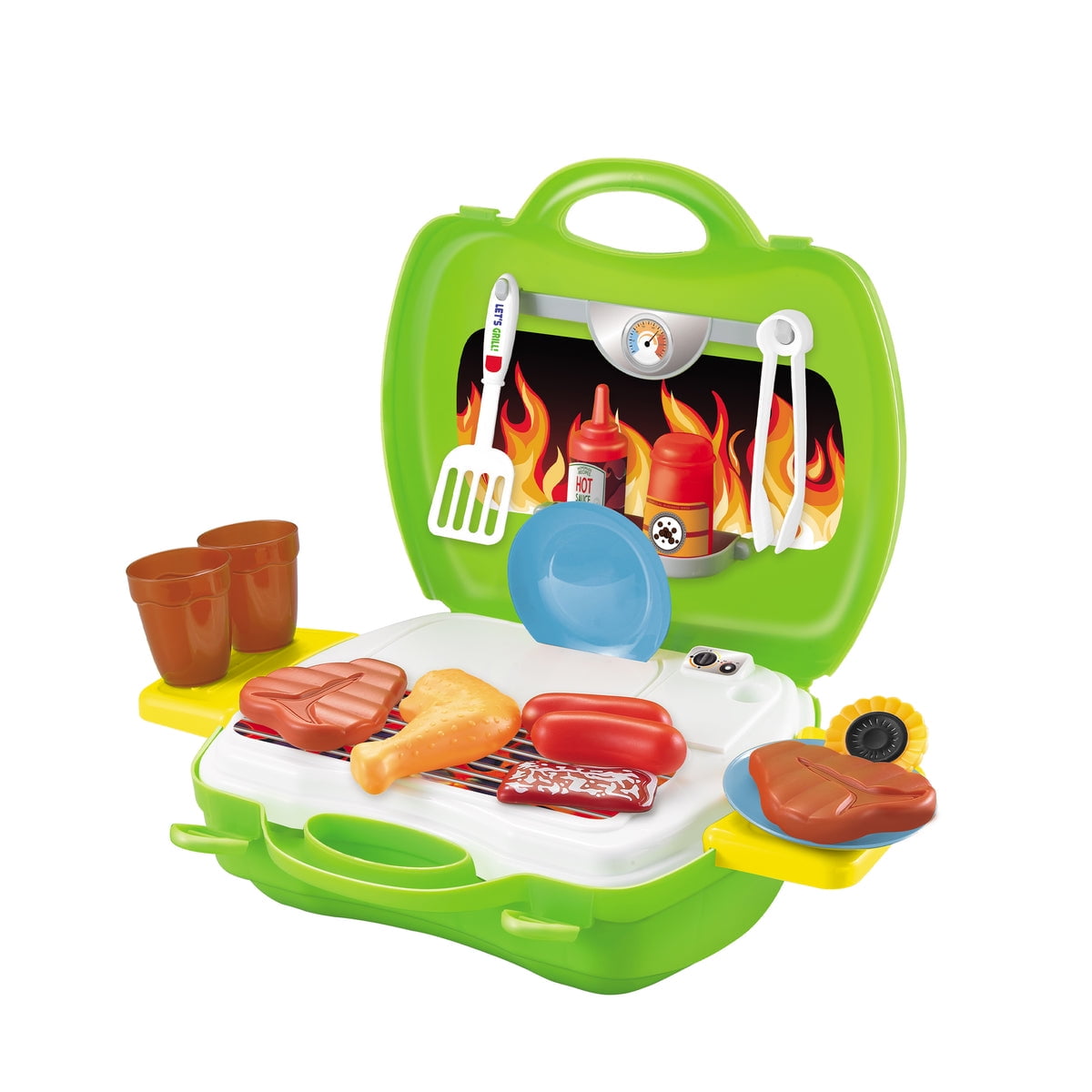 BBQ Kids Grill Playset (22 Pieces) - Walmart.com