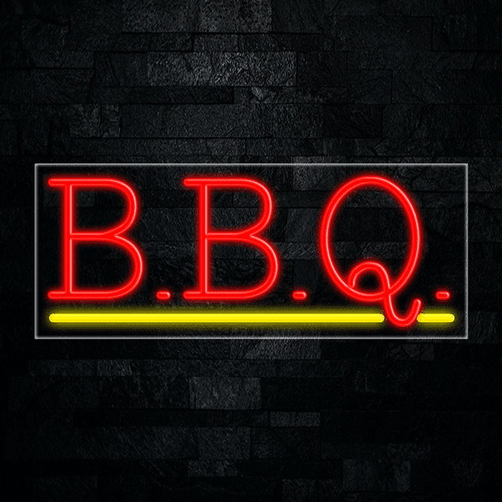 BBQ-LED Neon Sign 30"L x 12"H #30019 - Walmart.com