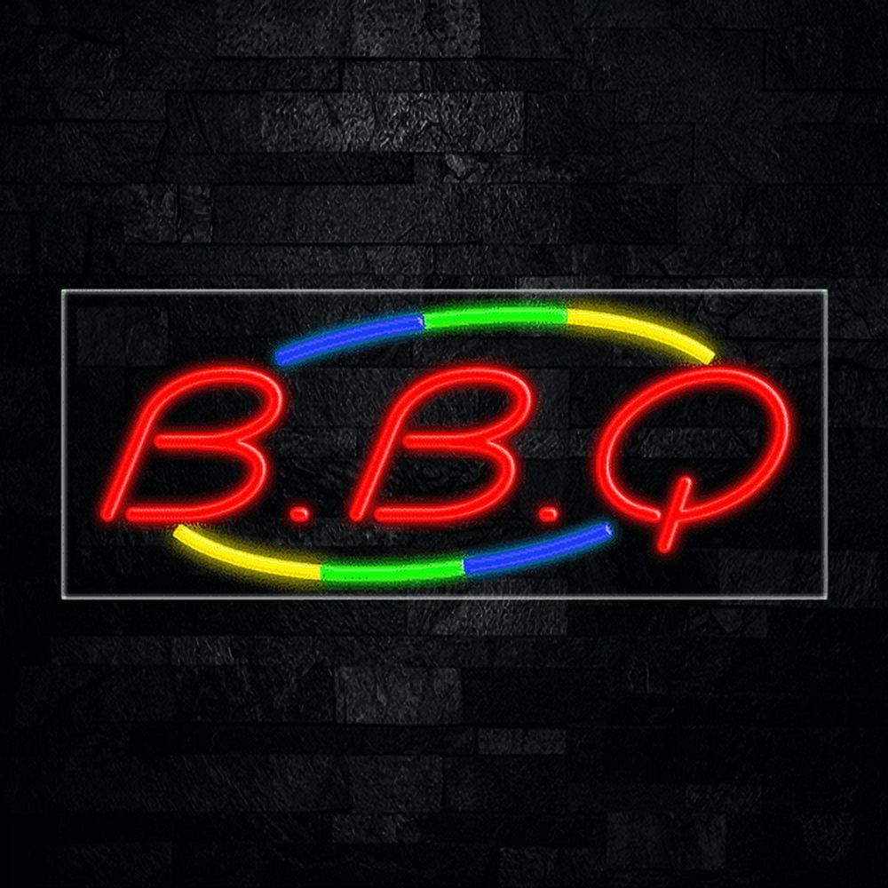 BBQ-LED Neon Sign 30"L x 12"H #30740 - Walmart.com