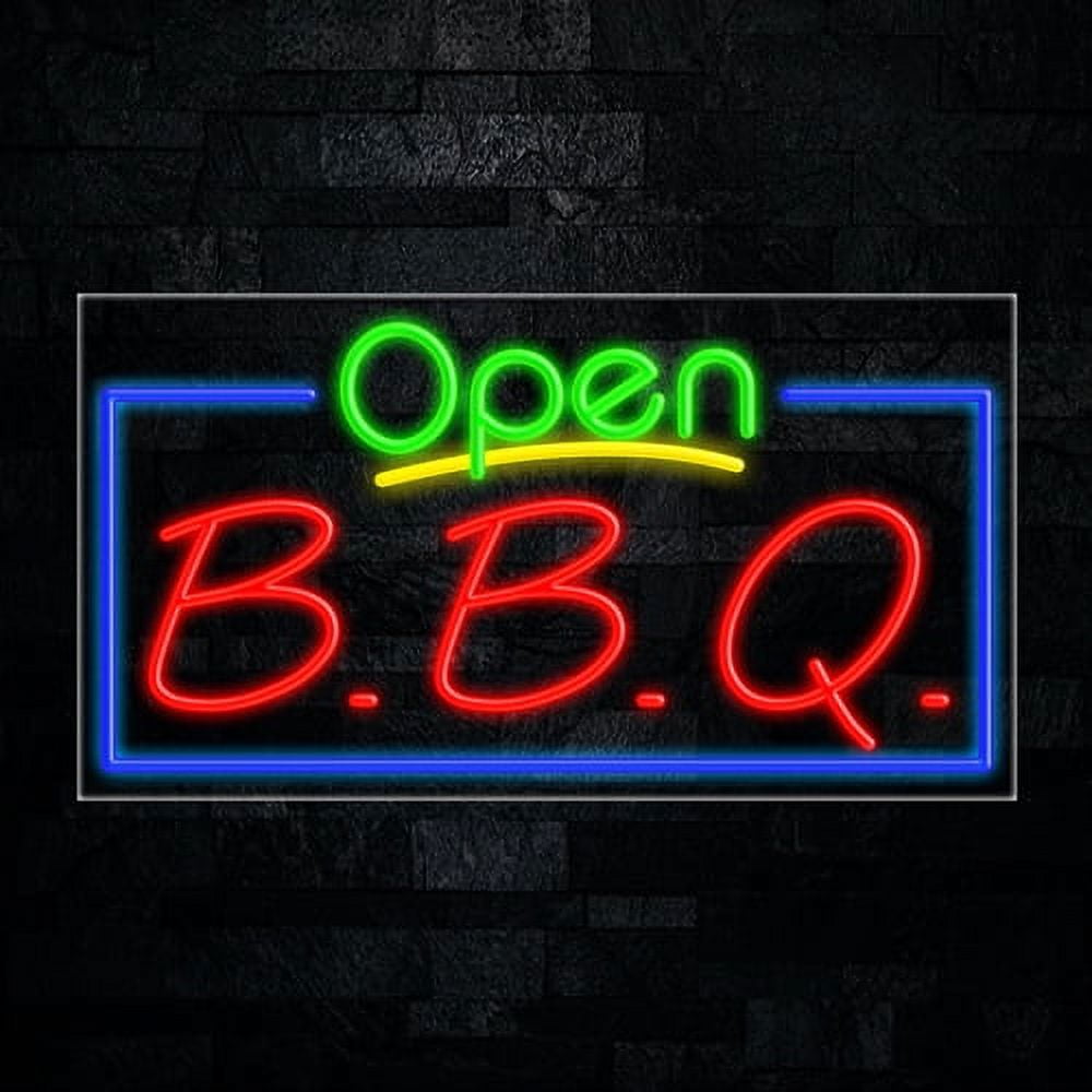 BBQ LED Neon Sign 33"L x 18"H #35623 - Walmart.com