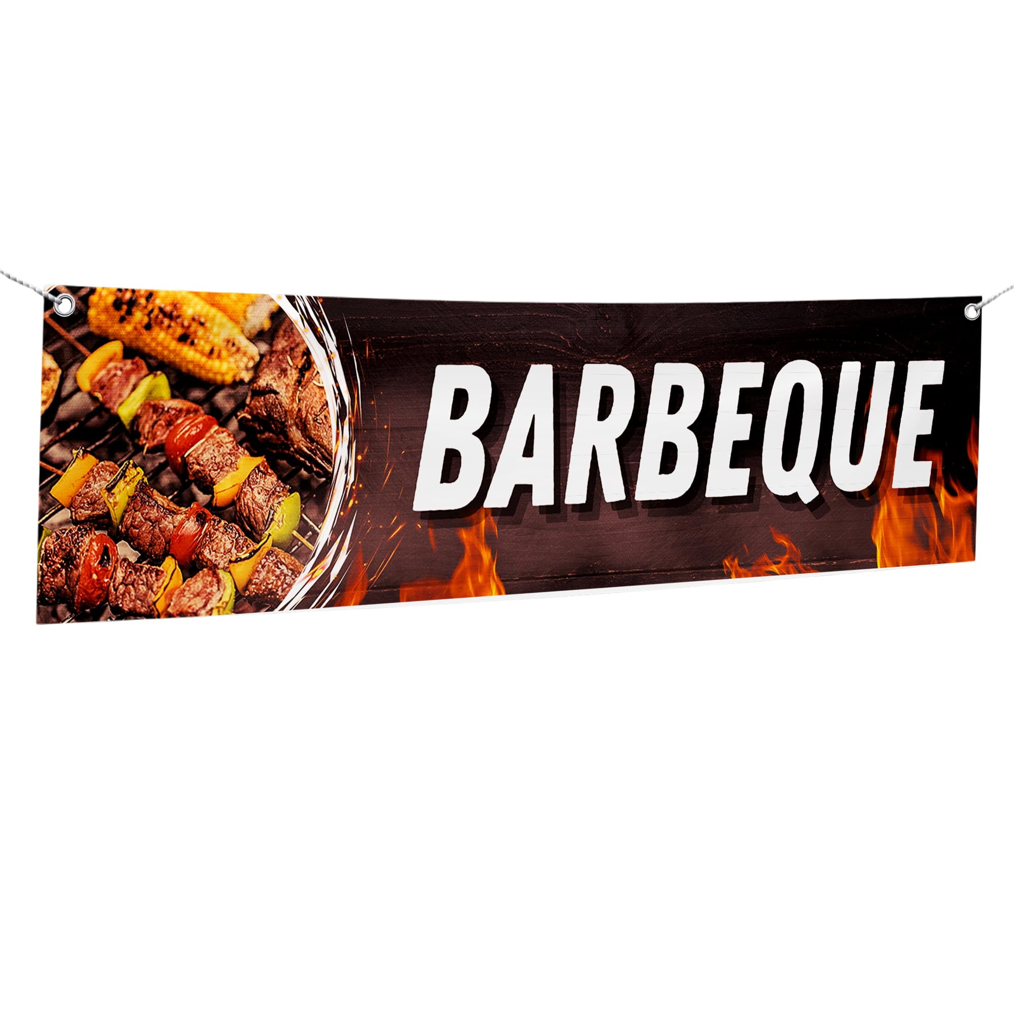BBQ Large Banners and Signs for Outdoor by DreamController-Polyester ...