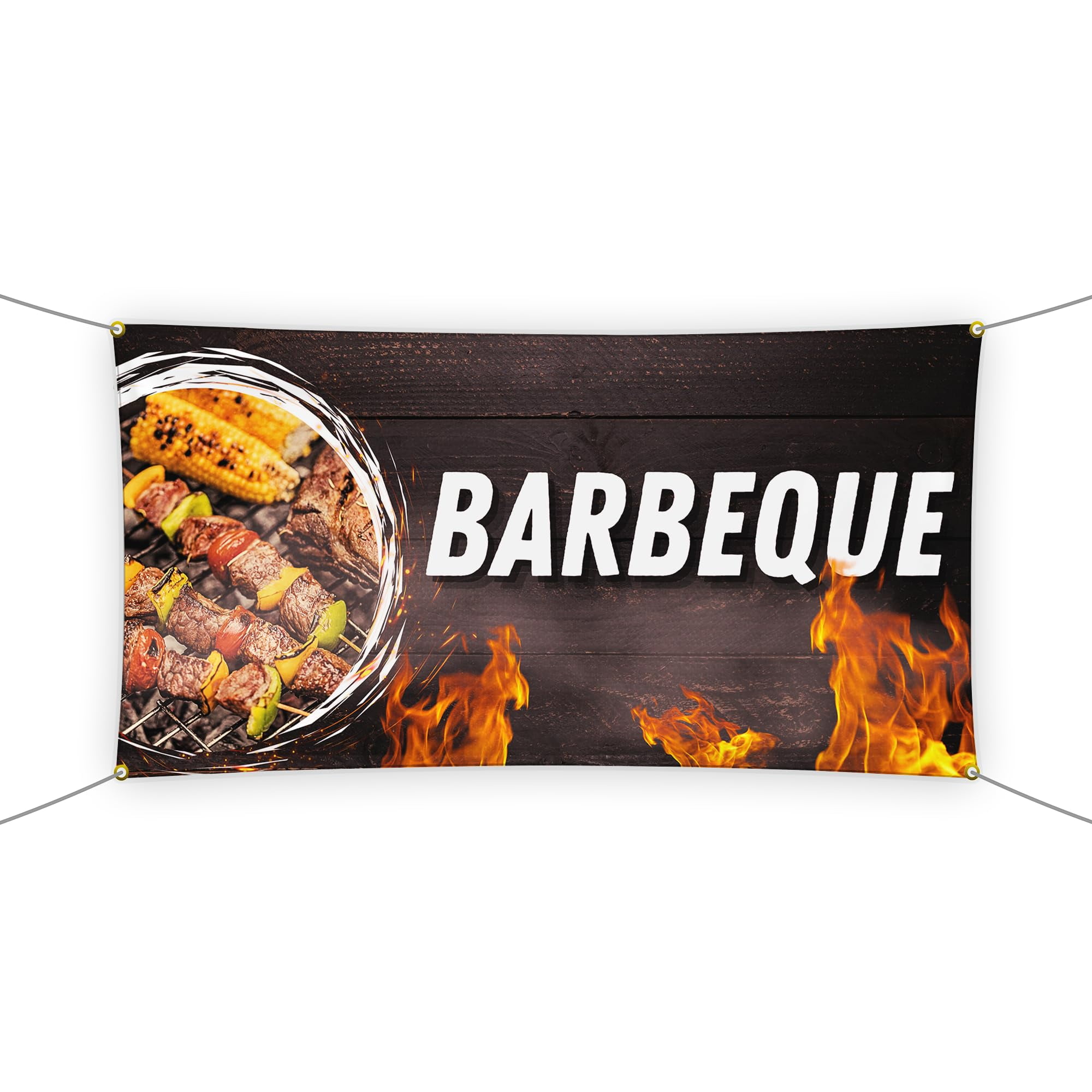 BBQ Large Banners and Signs for Outdoor by DreamController-Polyester ...