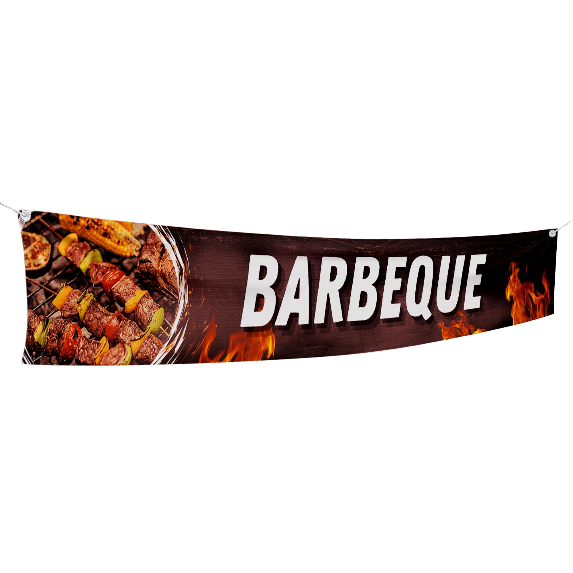 BBQ Large Banners and Signs for Outdoor by DreamController-Polyester ...