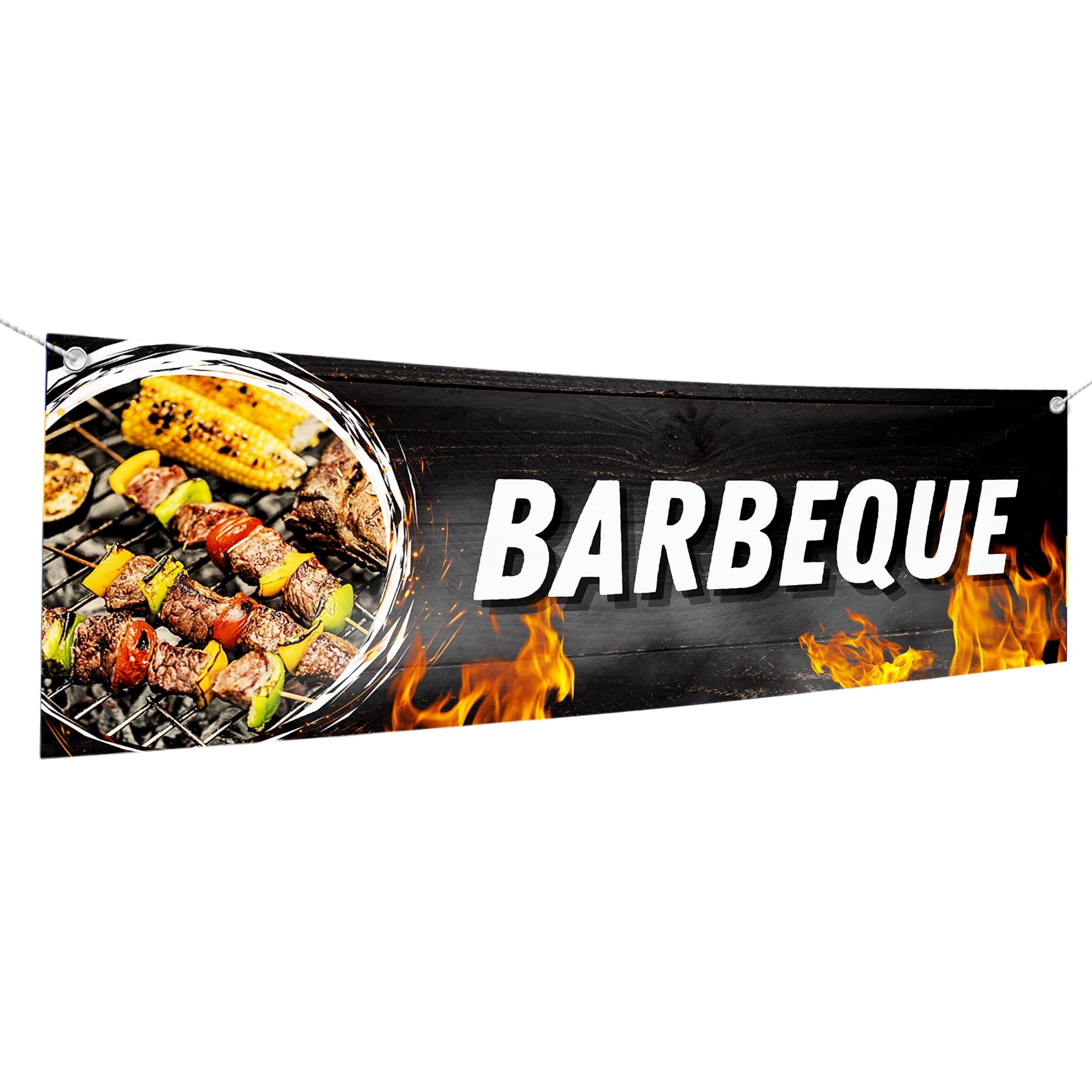 BBQ Large Banners and Signs for Outdoor by DreamController-Polyester ...