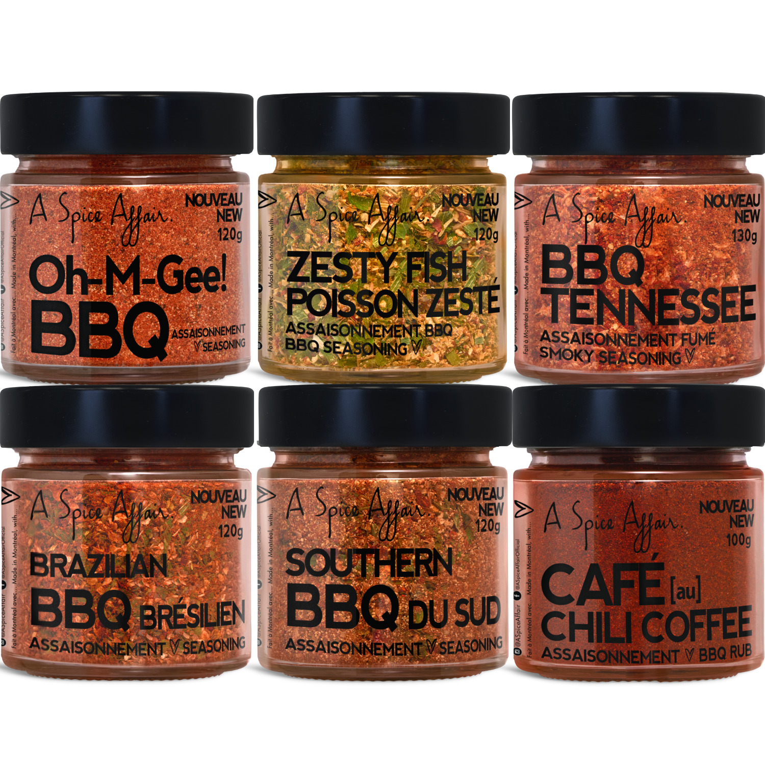 BBQ MASTER 6-PACK SPICE SET - Walmart.com