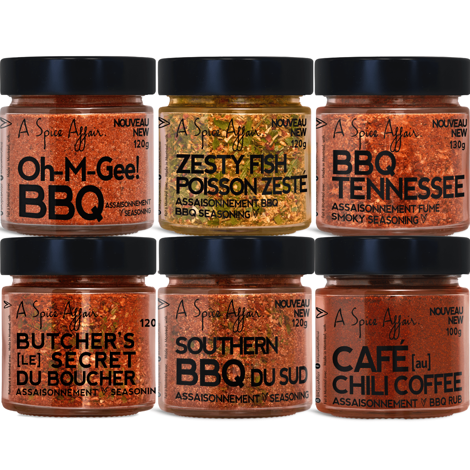 BBQ MASTER 6-PACK SPICE SET - Walmart.com