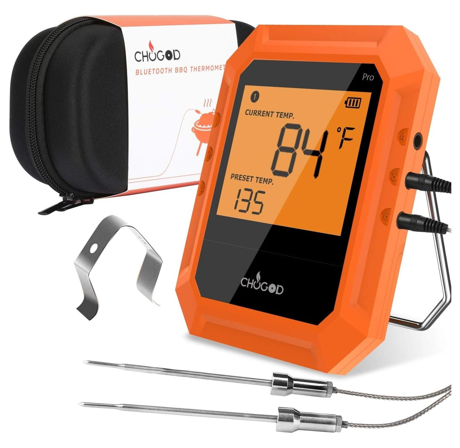 BBQ Meat Thermometer, Cooking Thermometer, Digital Oven Thermometer ...